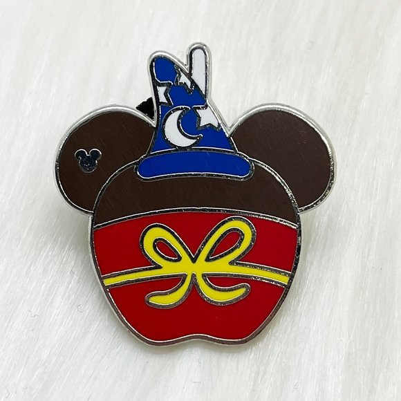 Disney | Jewelry | 525 Disney Fantasia Sorcerer Mickey Candy Apple Pin ...
